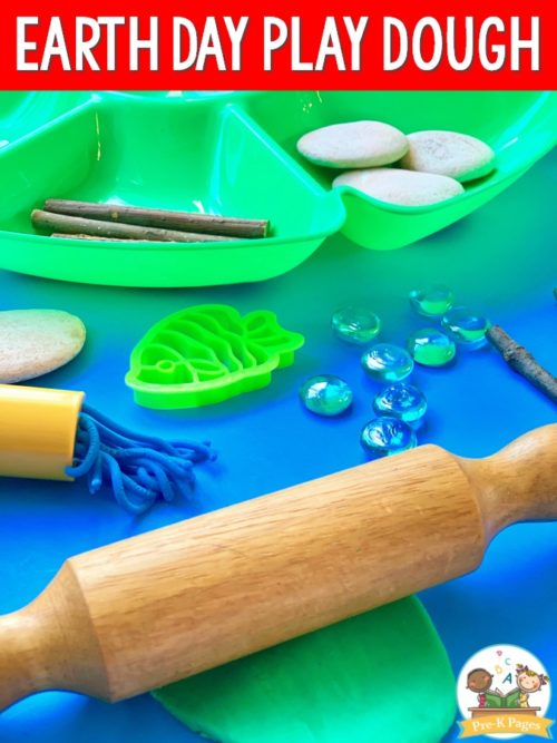 Earth Day Theme Play Dough for Preschool - Pre-K Pages