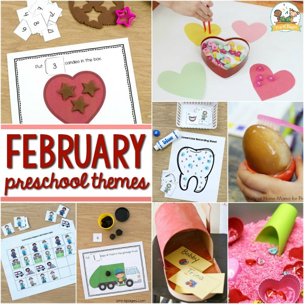 February Preschool Themes - Pre-K Pages