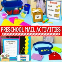Post Office and Mailing Activities for Preschool - Pre-K Pages