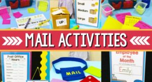 Post Office and Mailing Activities for Preschool - Pre-K Pages
