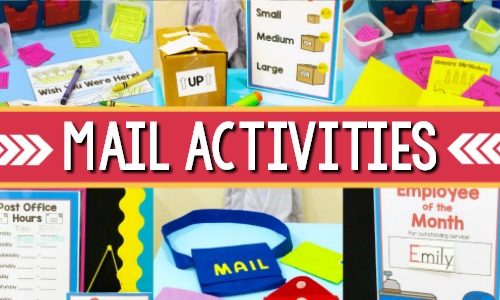 Post Office and Mailing Activities for Preschool - Pre-K Pages