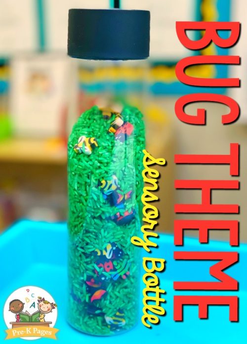 How to Make Spring Sensory Bottles for Preschool & Toddlers