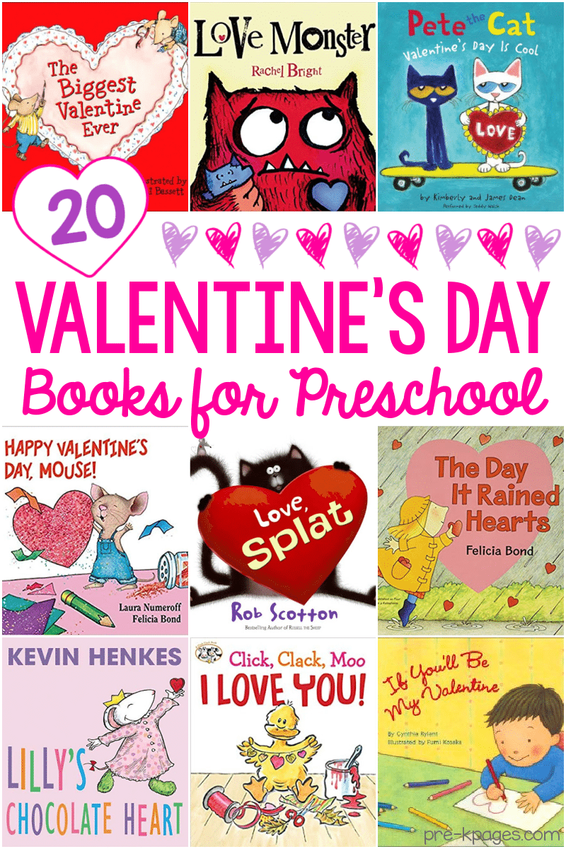 20 Valentine Day Books For Your Preschool Classroom