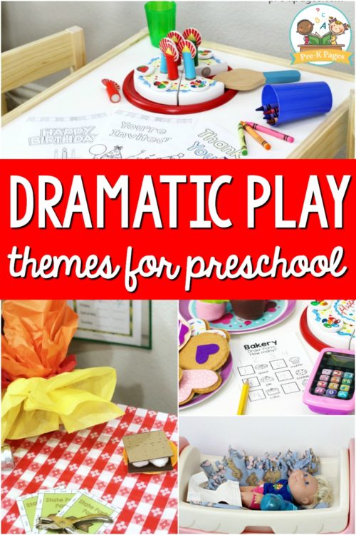 Dramatic Play Center in Preschool Pre-K and Kindergarten