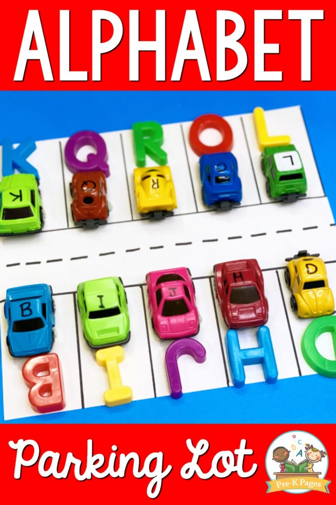 ABC Parking Lot Preschool Letter Activity - Pre-K Pages