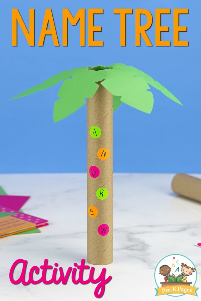 Name Recognition Activity for Preschool: Letter Tree - Pre-K Pages