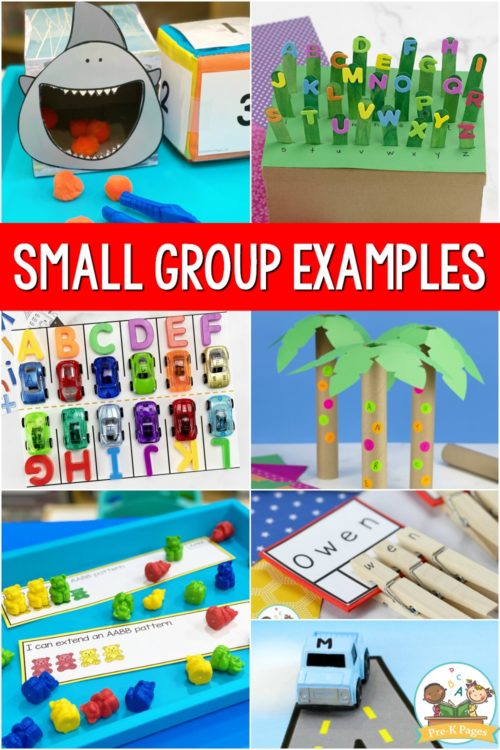 Small Group Activities for Preschool - Pre-K Pages