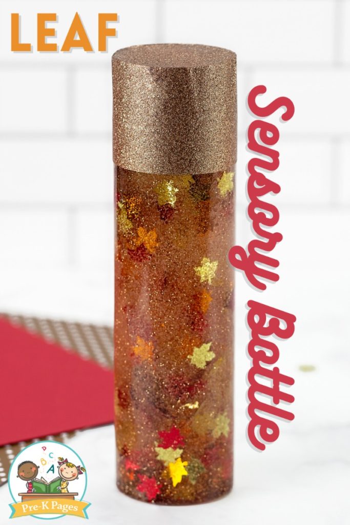 Fall Leaf Sensory Bottle for Preschool - Pre-K Pages