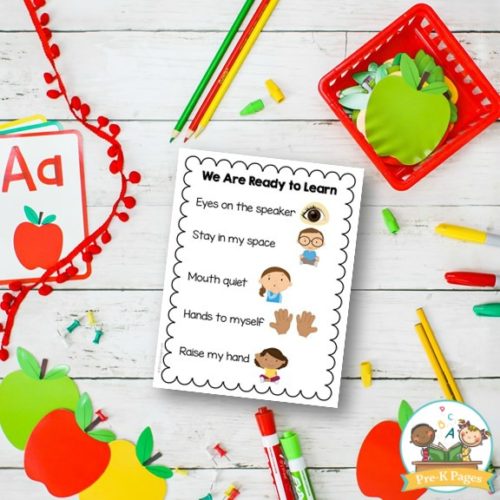 Preschool Classroom Rules and Expectations - Pre-K Pages