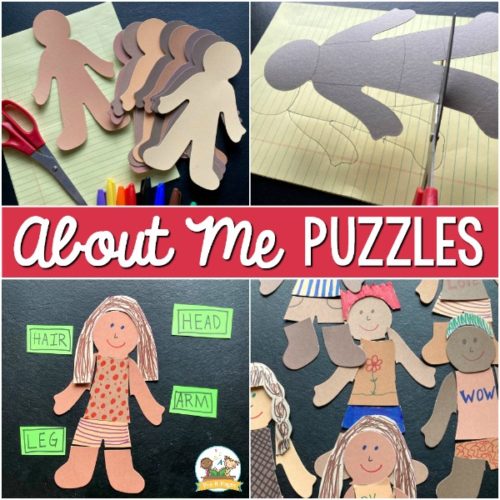 All About Me with People Puzzles - Pre-K Pages