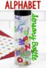 Alphabet Letter Sensory Bottle - Pre-K Pages