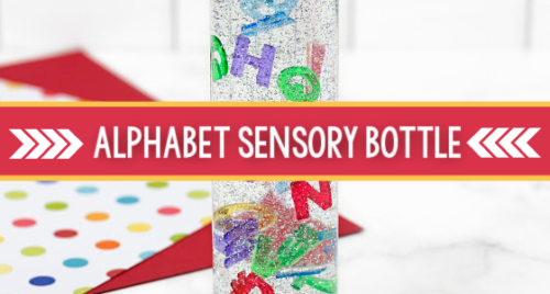 Alphabet Letter Sensory Bottle - Pre-K Pages