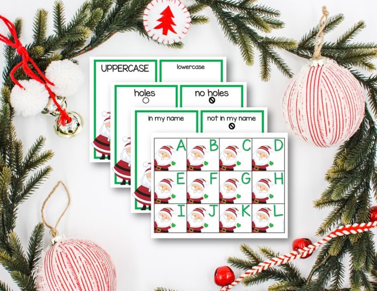 Christmas Theme Activities for Preschool and Pre-K