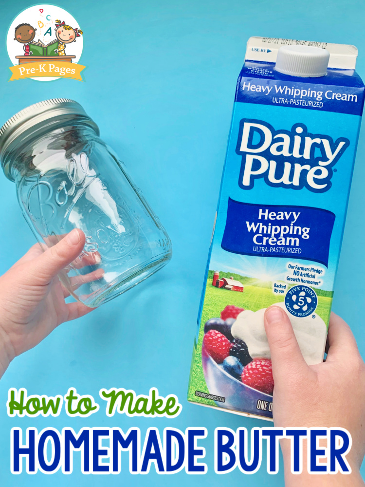 How to Make Butter with Preschool Kids - Pre-K Pages