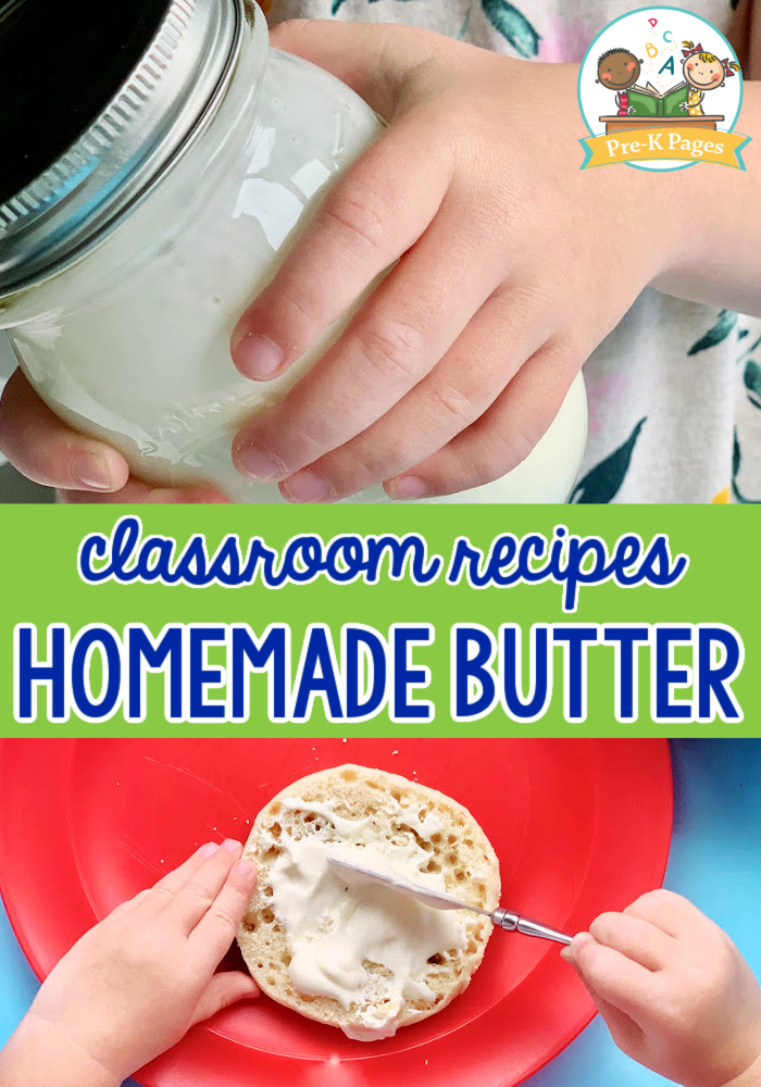 How to Make Butter with Preschool Kids - Pre-K Pages
