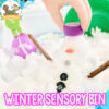 Winter Sensory Bin with Real Snow - Pre-K Pages