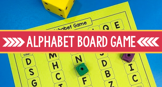 Alphabet Letter Board Game Printable - Pre-K Pages