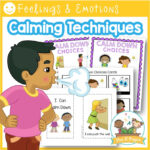 Calm Down Kit for Kids in Preschool or Kindergarten