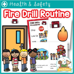 Fire Drill Visual Routine - Pre-K Pages