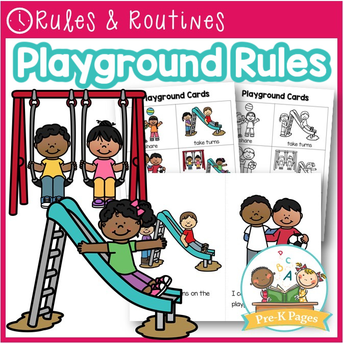 Playground and Recess Rules - Pre-K Pages