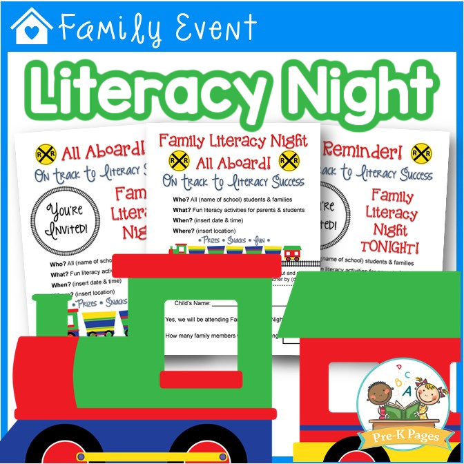 Family Reading Night Flyer