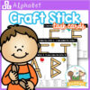 Alphabet Craft Stick Task Cards - Pre-K Pages
