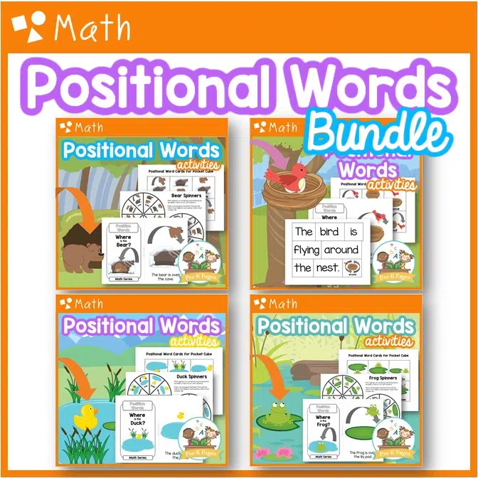 Positional Words Bundle - Pre-K Pages