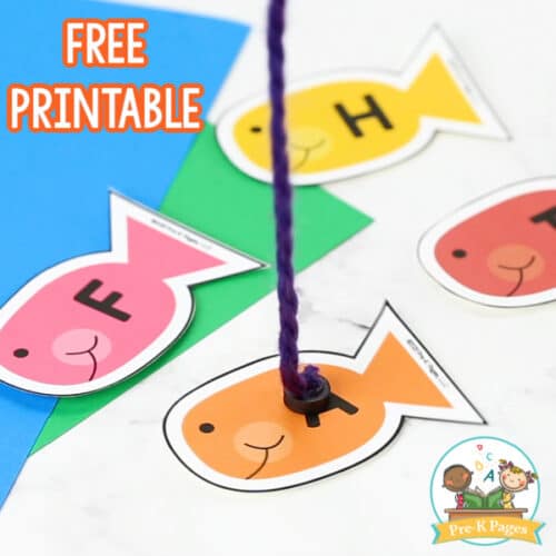 Fishing for Letters: A Fun Alphabet Game - Pre-K Pages