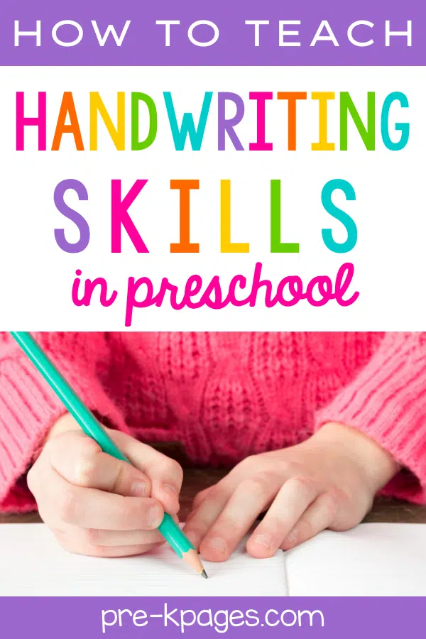 Preschool Handwriting | Fine Motor Skills