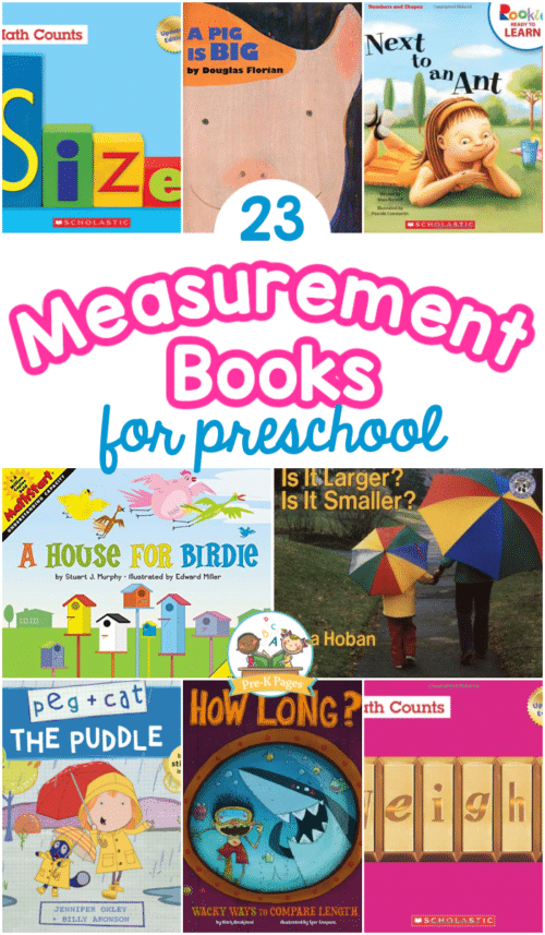 Measurement Books for Preschool and Pre-K - Pre-K Pages