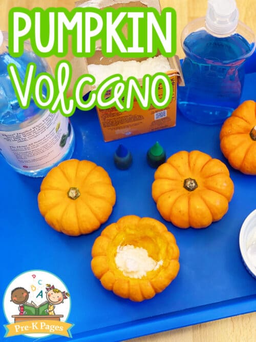Pumpkin Volcano Science Experiment - Pre-K Pages