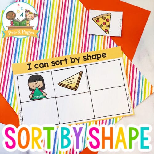 Preschool Sorting Activities