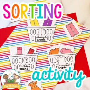Preschool Sorting Activities