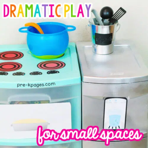 Dramatic Play Center in Preschool Pre-K and Kindergarten