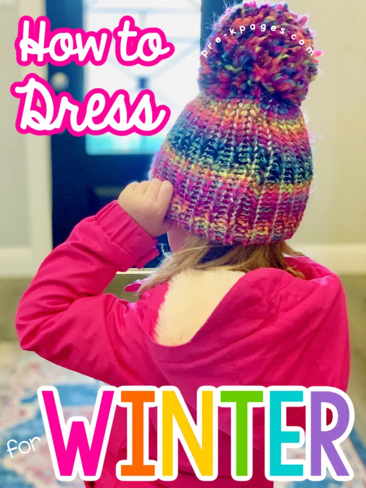 Dressing for Winter Weather Sequence - Pre-K Pages