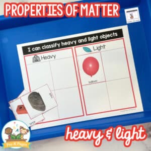 Properties of Matter Science Unit for Preschool and Pre-K - Pre-K Pages