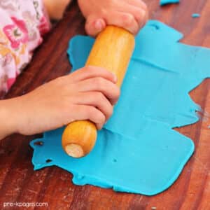 Playdough Center in Preschool Pre-K and Kindergarten
