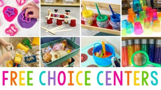 How to Manage Free Choice Learning Centers in Preschool - Pre-K Pages