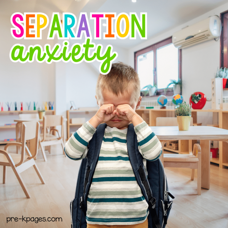 Easing Separation Anxiety on the First Day of Preschool