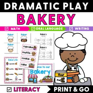 Bakery Dramatic Play Center in Preschool