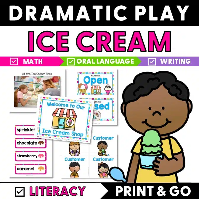 Ice Cream Shop Dramatic Play