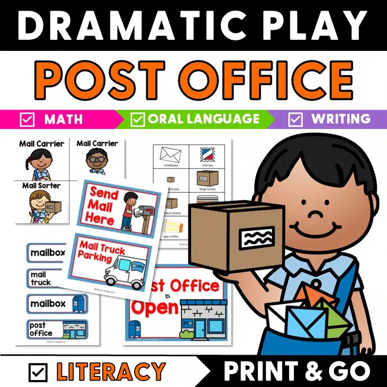 Dramatic Play Post Office - Pre-K Pages