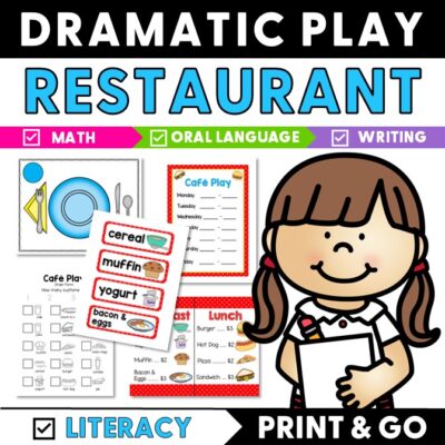 Restaurant Dramatic Play Kit - Pre-K Pages