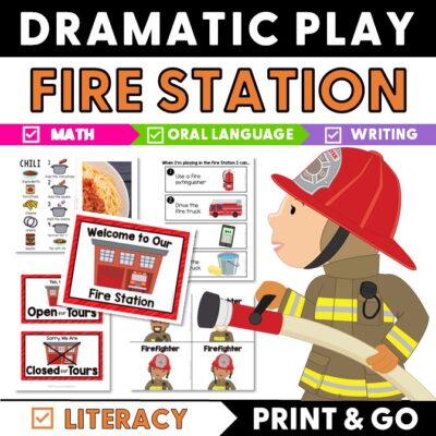 Fire Station Dramatic Play - Pre-K Pages