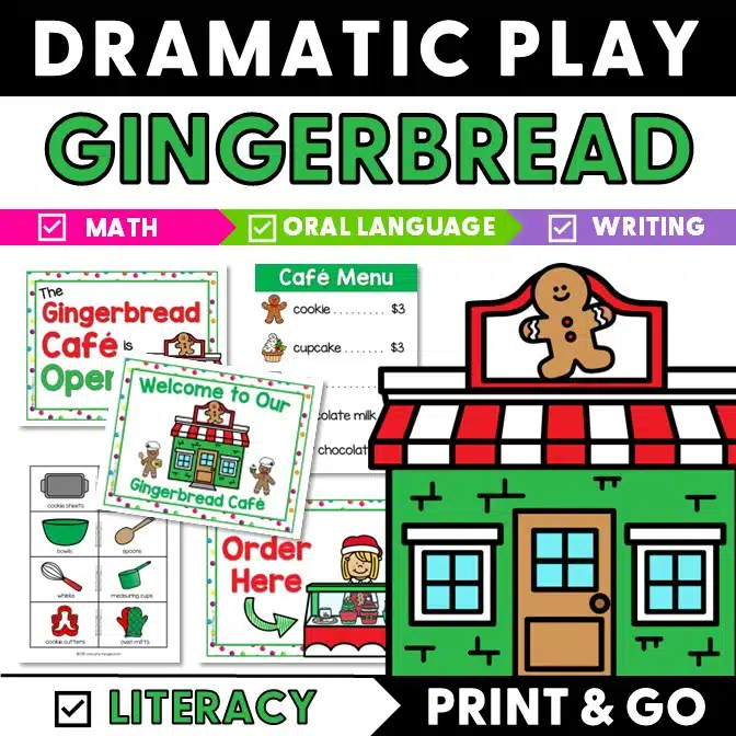 Gingerbread Dramatic Play Café - Pre-K Pages