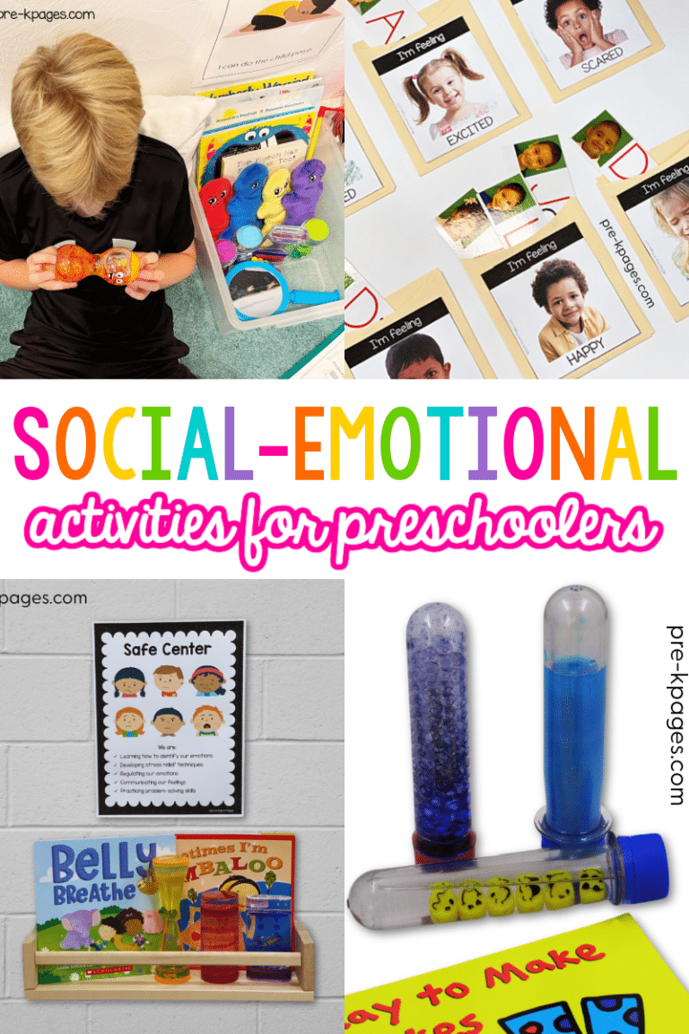 30+ Activities for Social-Emotional Learning in Preschool - Pre-K Pages
