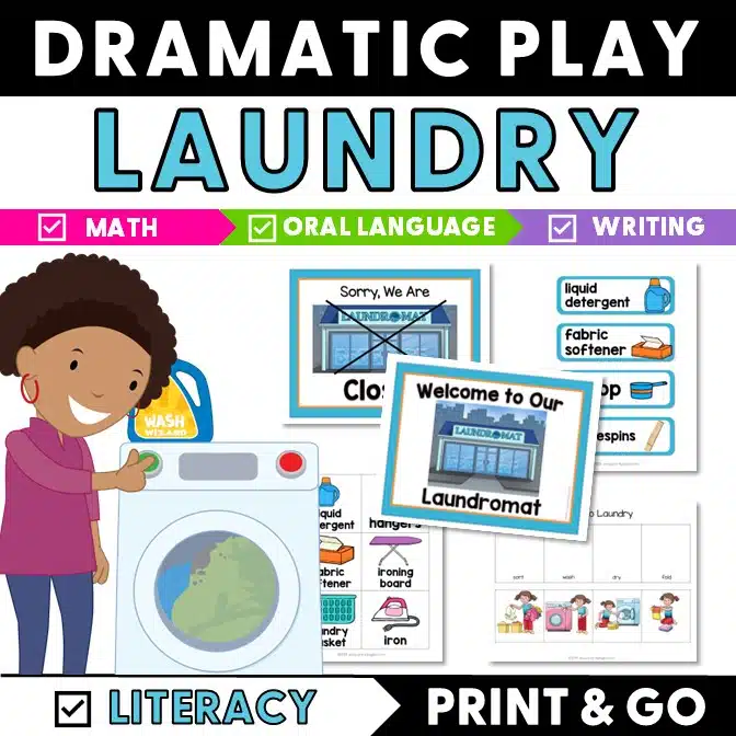Laundry Dramatic Play - Pre-K Pages