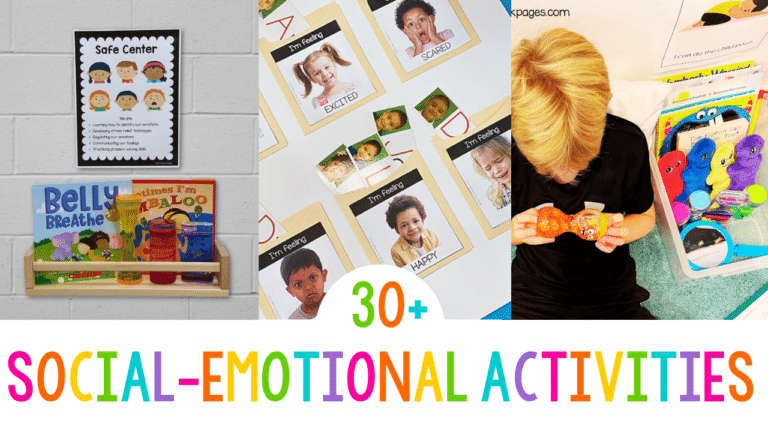 30+ Activities for Social-Emotional Learning in Preschool - Pre-K Pages