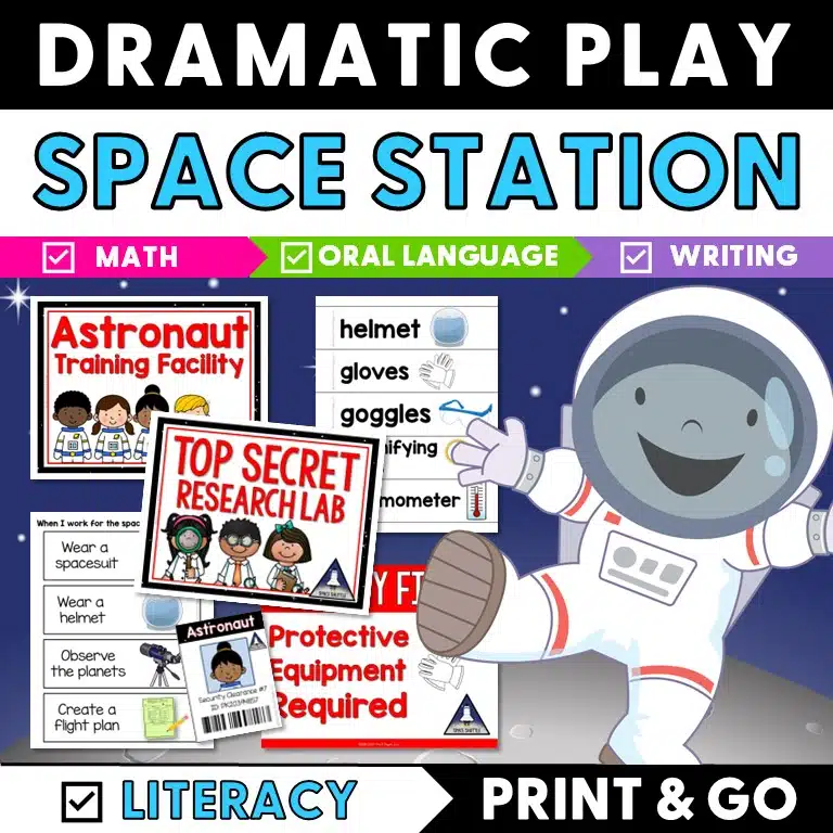 Space Dramatic Play Center for Preschool - Pre-K Pages
