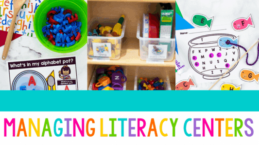 How to Manage Literacy Centers